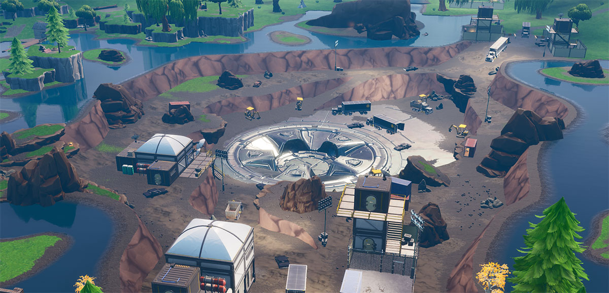 Mapa dos desafios da Semana 10 da Temporada 8 de Fortnite